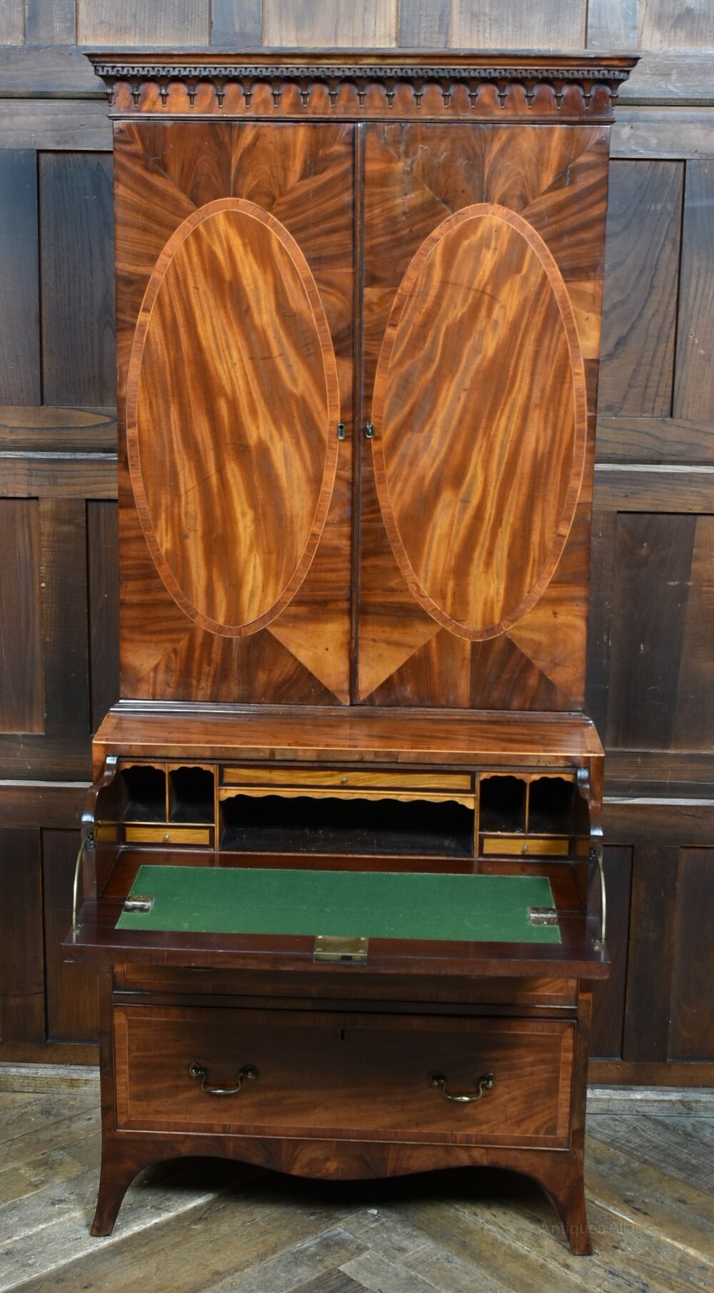 Georgian Mahogany Secretaire as856a2995 / SAI4050 - Antiques Atlas