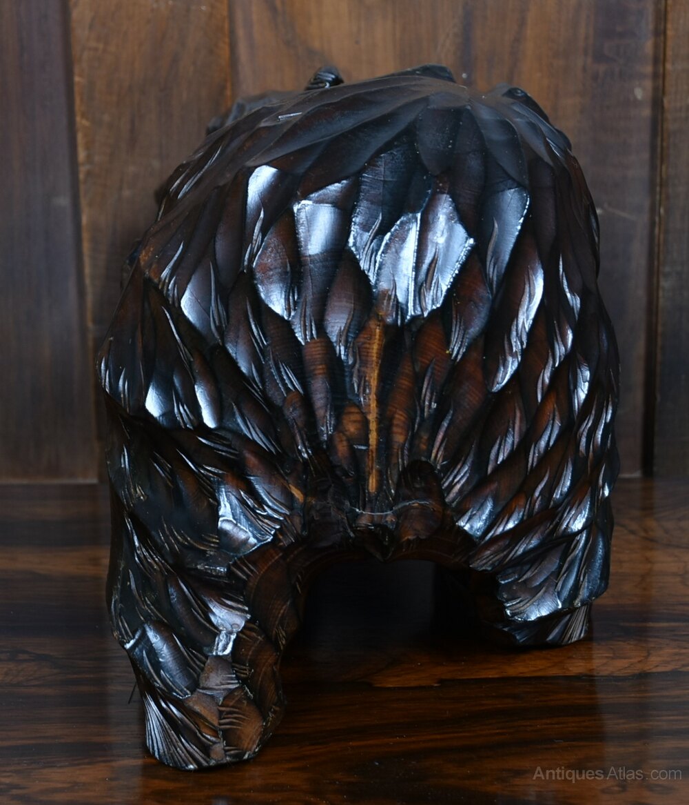 Antiques Atlas - Japanese Kibori Kuma – Hand-Carved Bear as856a2918 ...