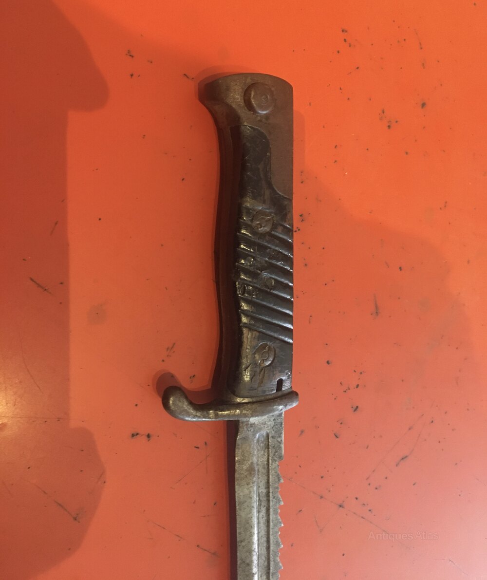 Antiques Atlas - First War German Saw Back Bayonet as897a954 / Saw back