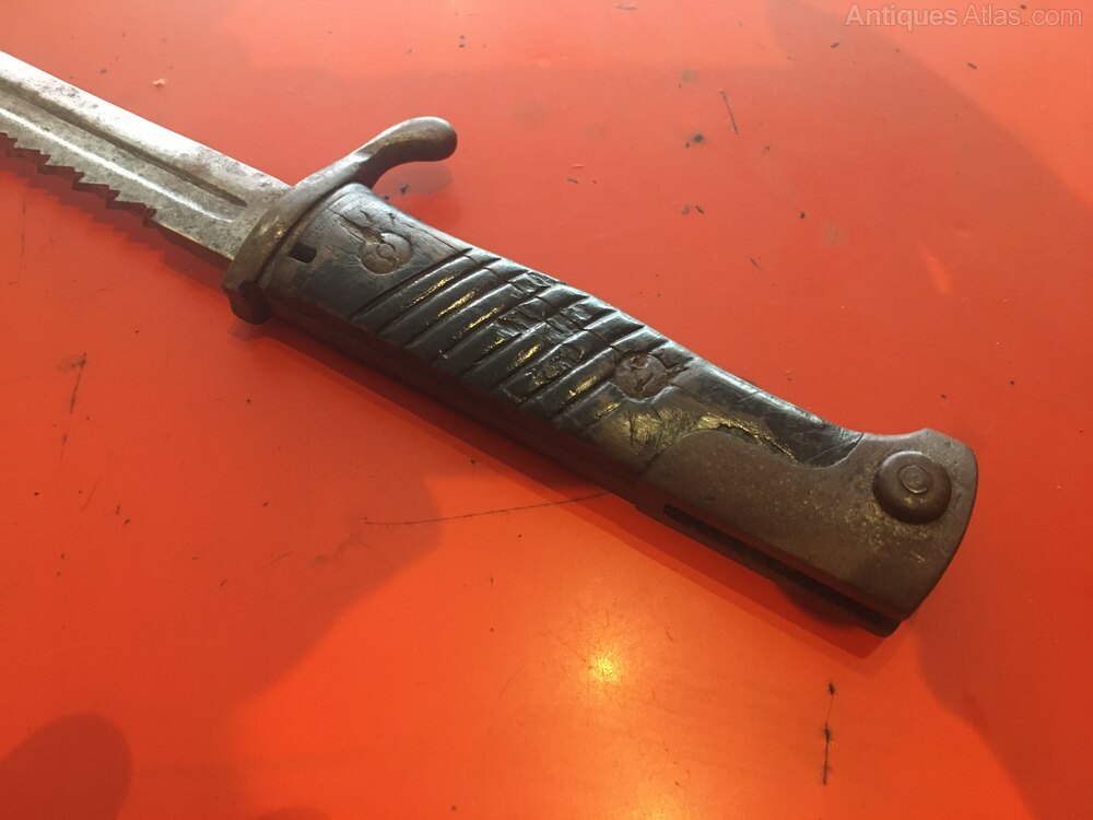 Antiques Atlas - First War German Saw Back Bayonet as897a954 / Saw back