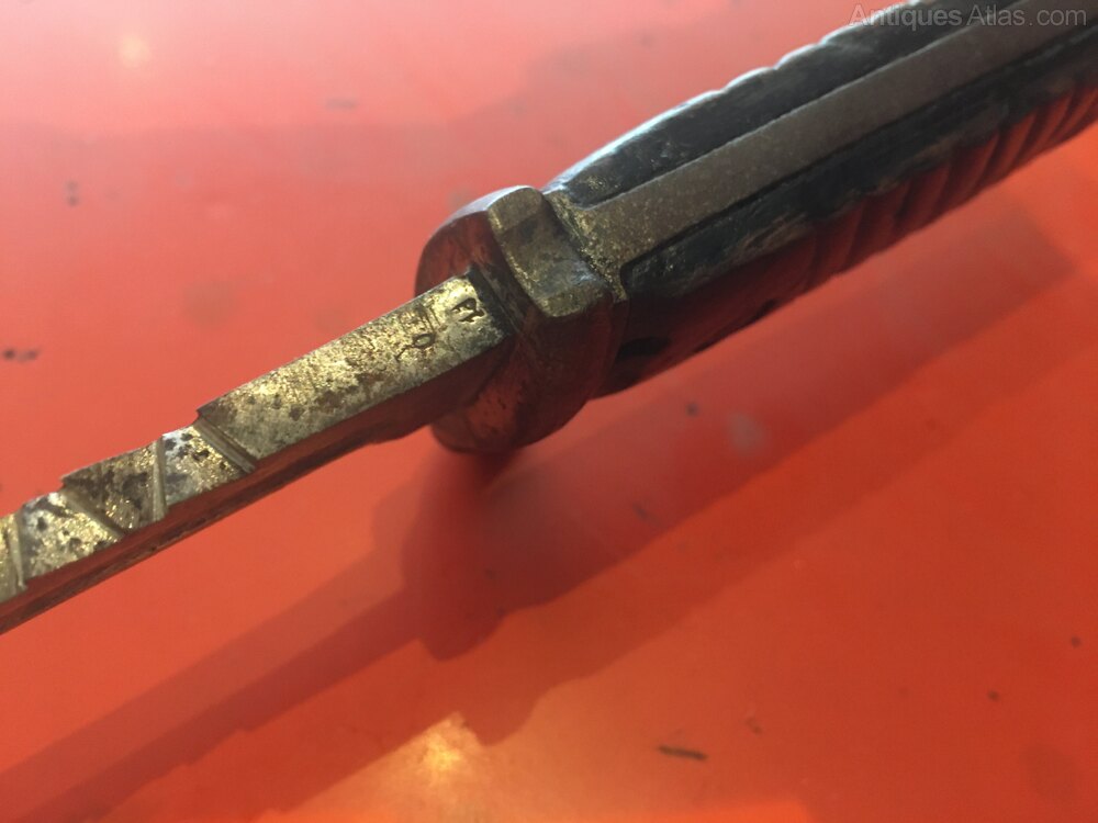 Antiques Atlas - First War German Saw Back Bayonet as897a954 / Saw back