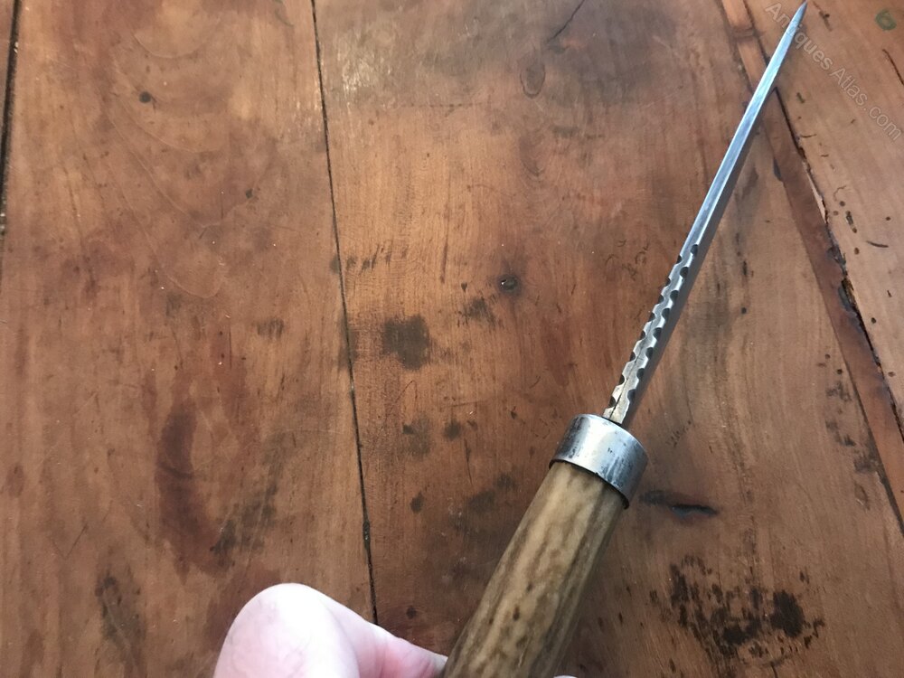 Antiques Atlas - Horn Handed Hunting Knife Indian as897a869 / Hunting knife