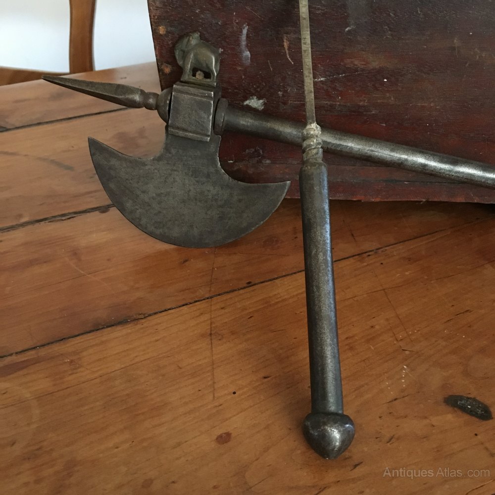 Antiques Atlas - Indian All Steel Tabar Axe