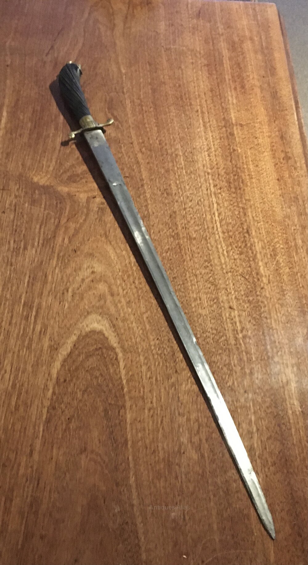 Antiques Atlas - Straight Blade French Hunting Sword as897a966 ...