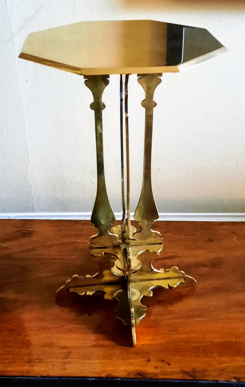 A Fine Quality Hand Made Brass Stand - Antiques Atlas