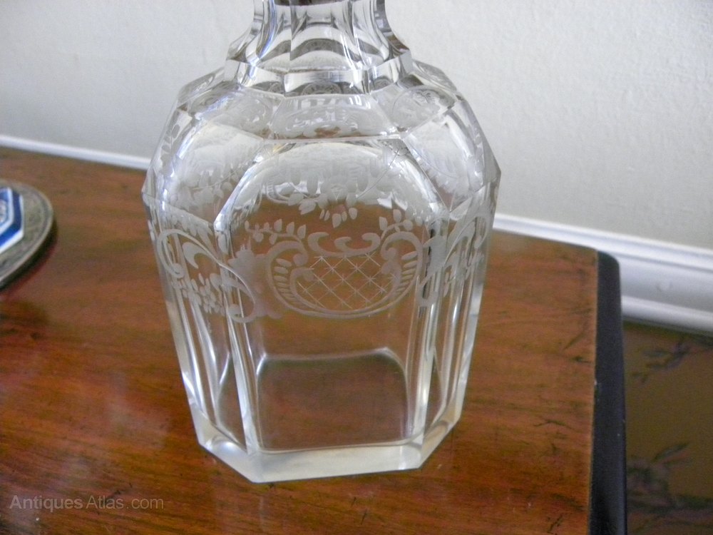 Antiques Atlas - Silver And Crystal Spirit Or Liqueur Decanter