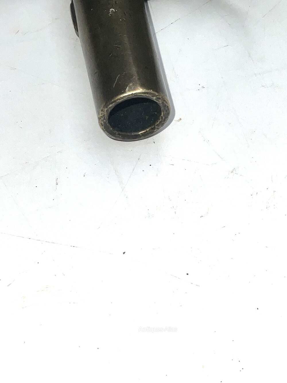 Antiques Atlas - FLINTLOCK PISTOL ALL BRASS BOX LOCK BY G ROBERTS ...