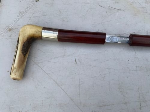 Antiques Atlas - Gentleman’s Walking Stick / Dagger Stick