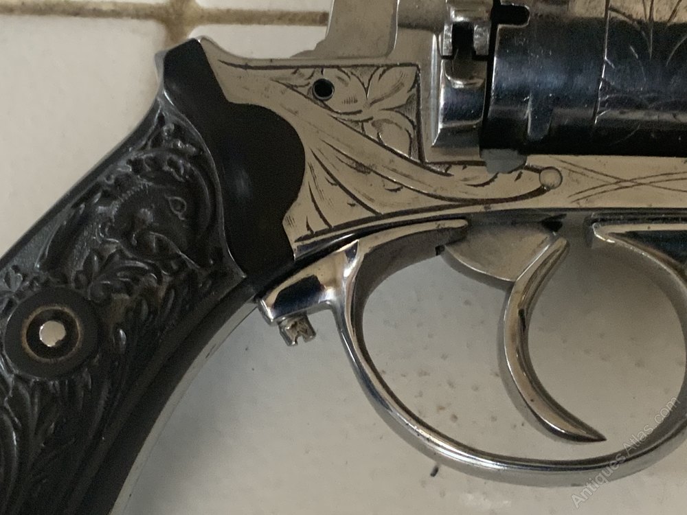 Antiques Atlas - Revolver Boxed Pin-fire .36 Officers Superb