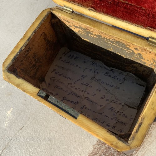 Antiques Atlas - Tortoise Shell Tea Caddy Georgian