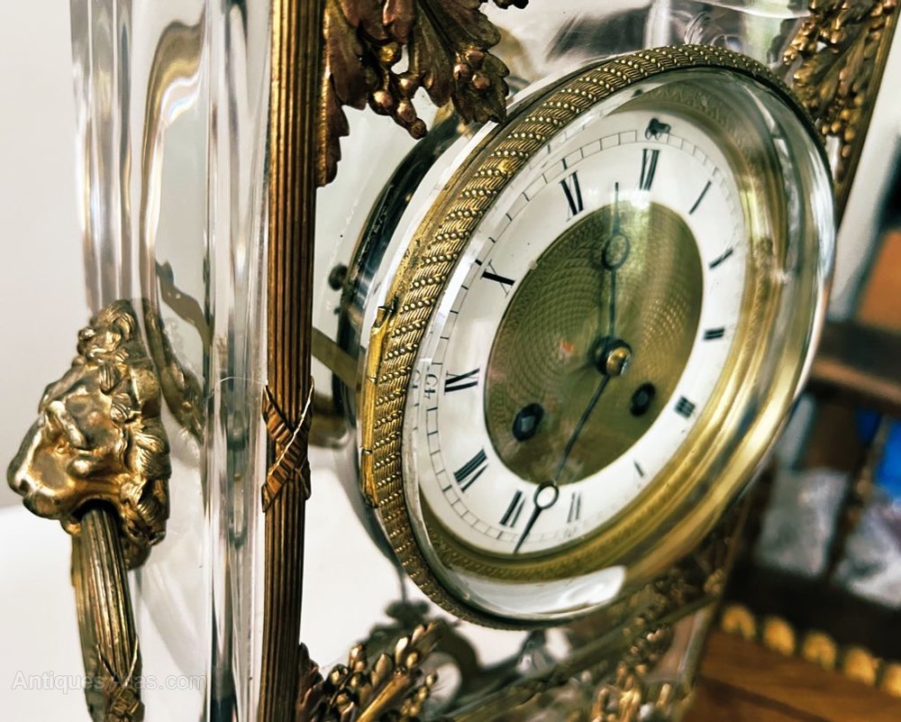 Antiques Atlas - Fine 19th Century Fully Glass Cased Mantel Clock