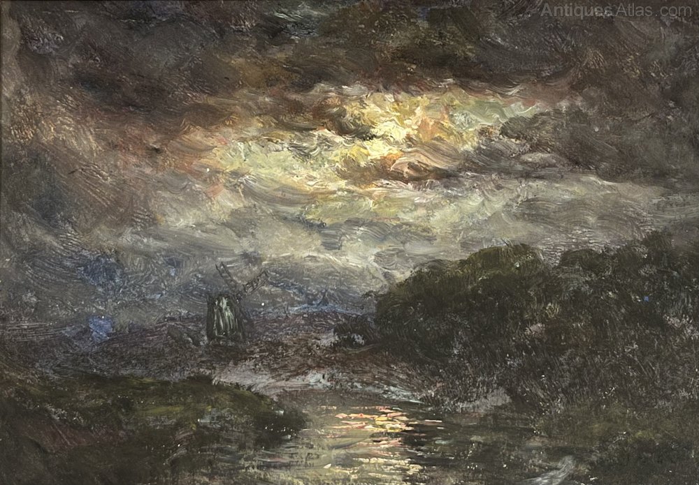 Antiques Atlas - John Falconer Slater Painting Cullercoat Colony