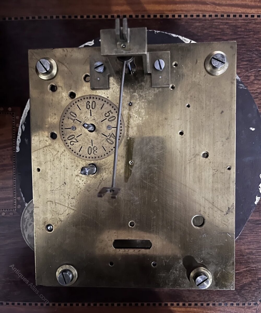 Antiques Atlas - Mahogany Fusee Master Clock Llewellins Machine Co ...