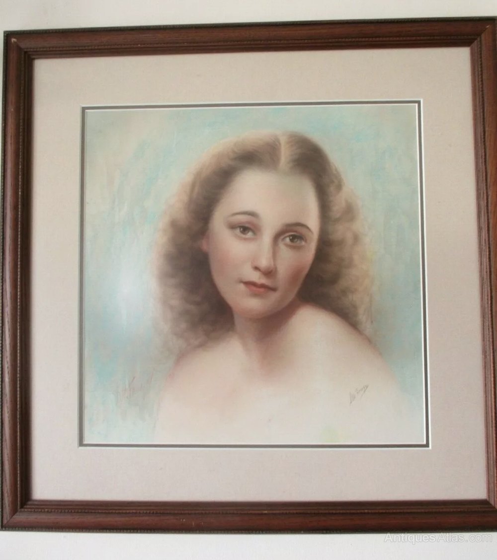 Antiques Atlas - Portrait By Samuel Wilson Frazer (American) as1111a022 ...