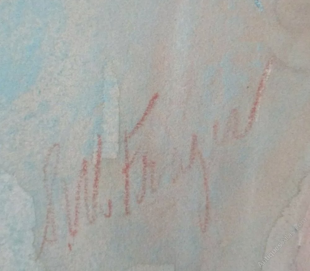 Antiques Atlas - Portrait By Samuel Wilson Frazer (American) as1111a022 ...