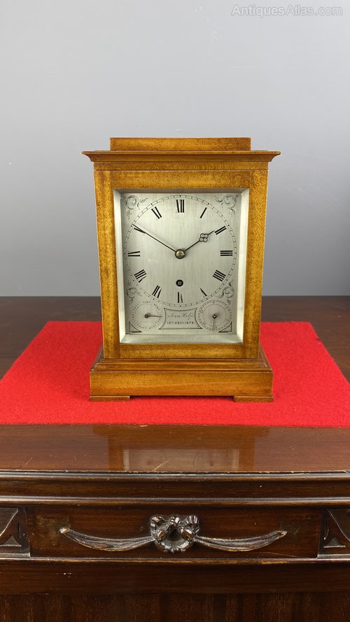 Antiques Atlas - A Superb Miniature Library Clock as895a213