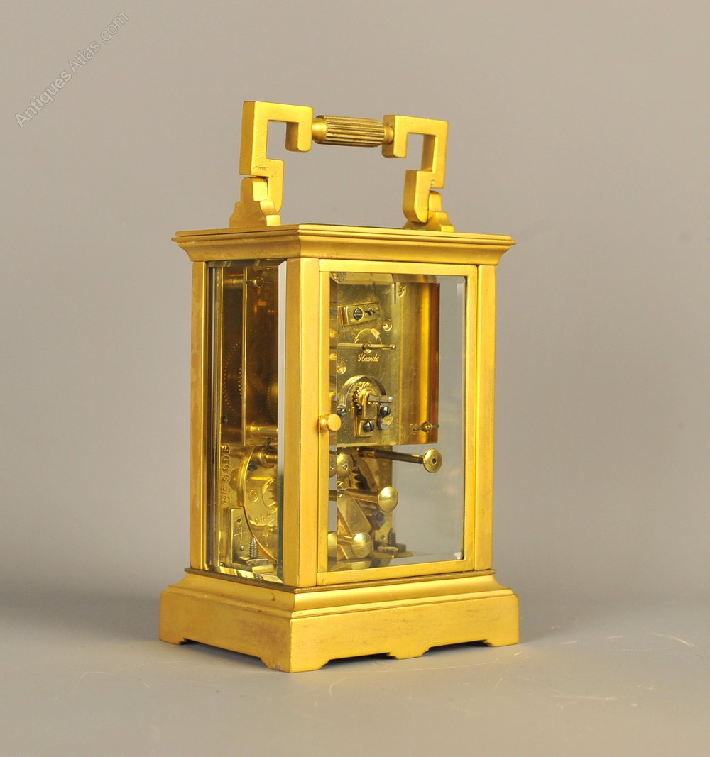 Antiques Atlas - Complicated Calendar Carriage Clock - Brunelot