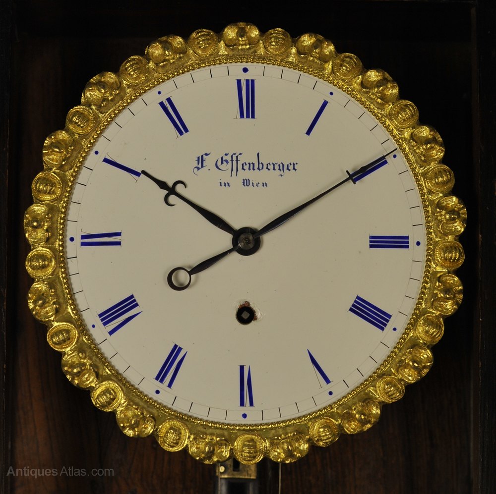 Antiques Atlas - EXQUISITE SMALL VIENNA REGULATOR WALL CLOCK