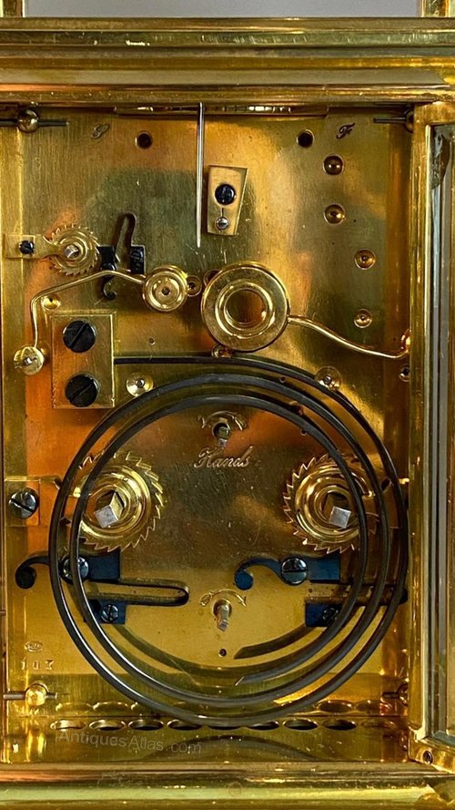 Antiques Atlas - Giant Carriage Clock With Alarm Function