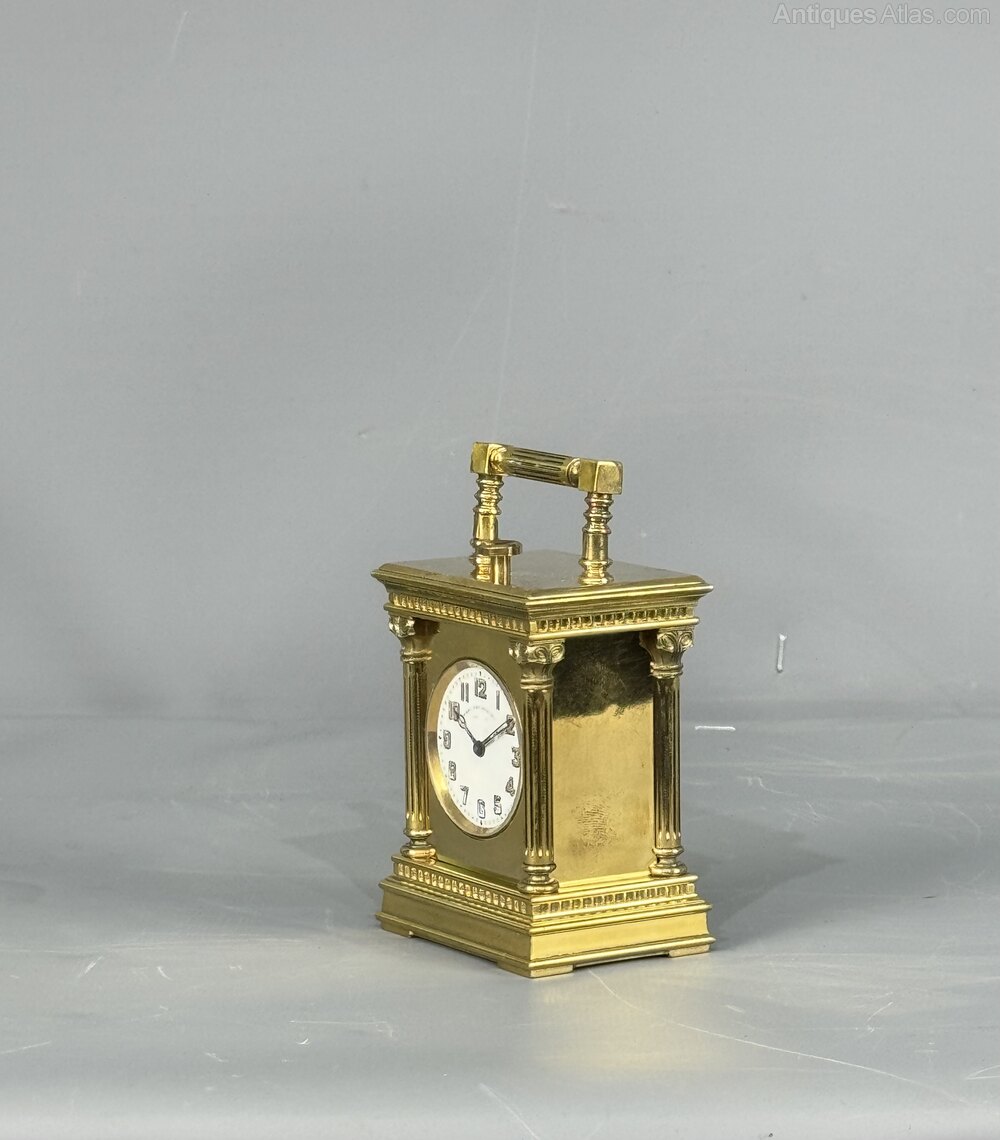 Antiques Atlas - Rare Minute Repeating Miniature Carriage Clock as895a239