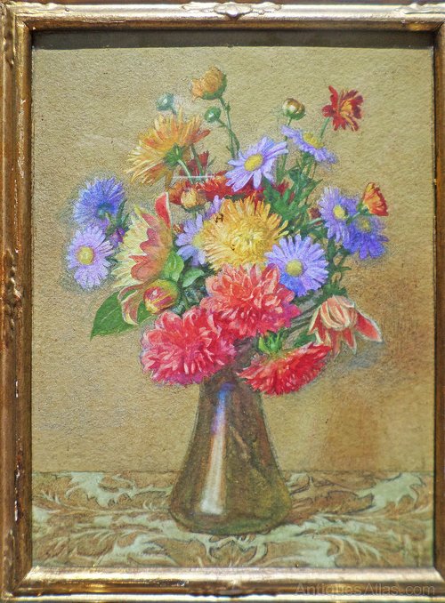 Antiques Atlas - Flower Studies as588a069