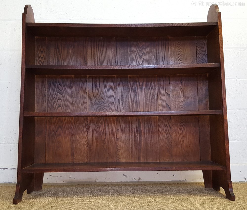 Heals Oak Bookcase C1910 - Antiques Atlas