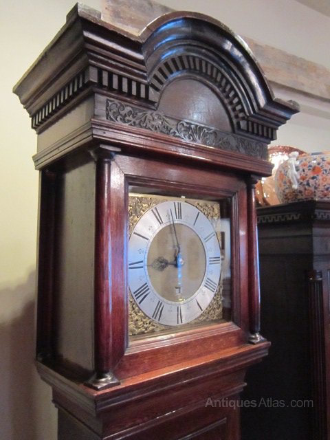 Antiques Atlas - Early Georgian Wiltshire Cottage Longcase Clock as521a225