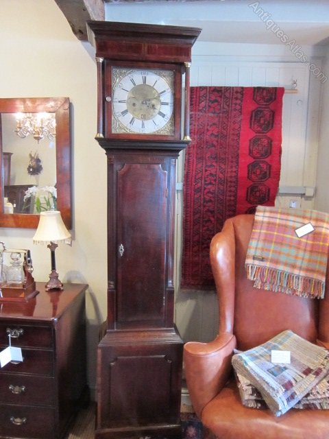 Antiques Atlas - Fine George III Preston 'Cottage' Longcase Clock as521a398
