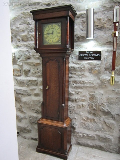 Antiques Atlas - George II Yorkshire Cottage Longcase Clock
