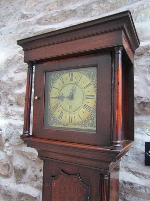 Antiques Atlas - George II Yorkshire Cottage Longcase Clock