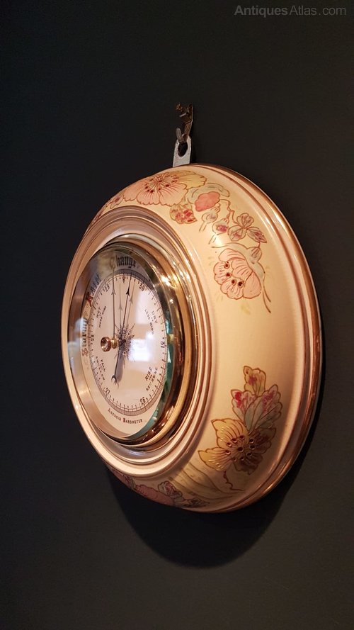 Antiques Atlas - Unusual Victorian Porcelain Cased Barometer