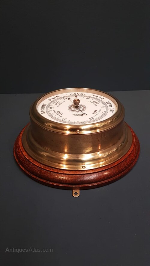 Antiques Atlas - Victorian Brass Ships Bulkhead Barometer as521a4464 ...
