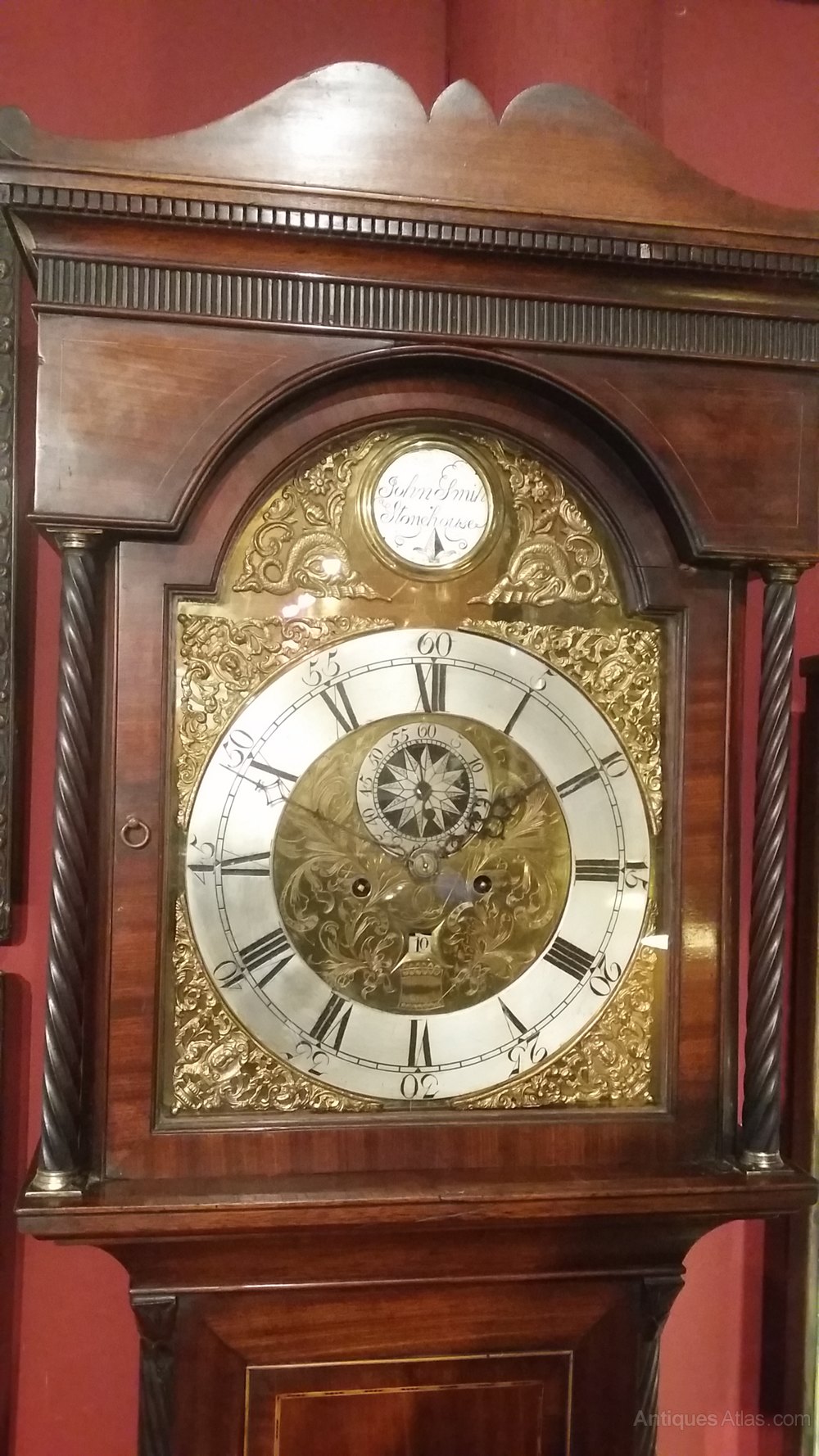 Antiques Atlas - 8-day Longcase Clock By John Smith, Stonehouse