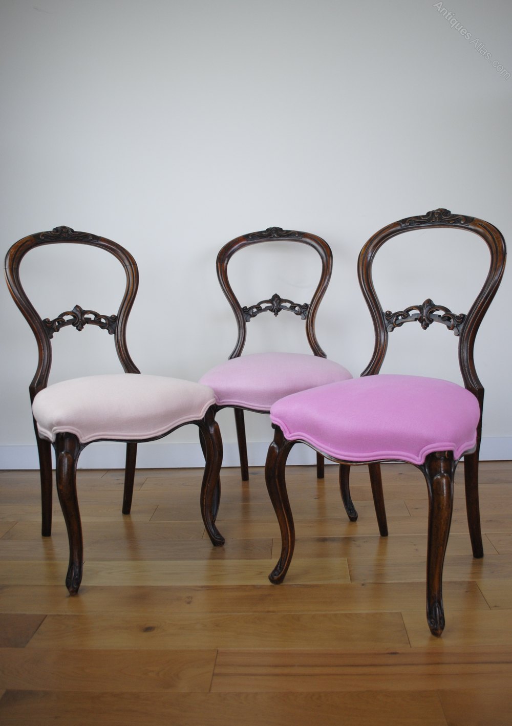 Victorian Balloon Back Chairs (re-upholstered) as180a065 ...