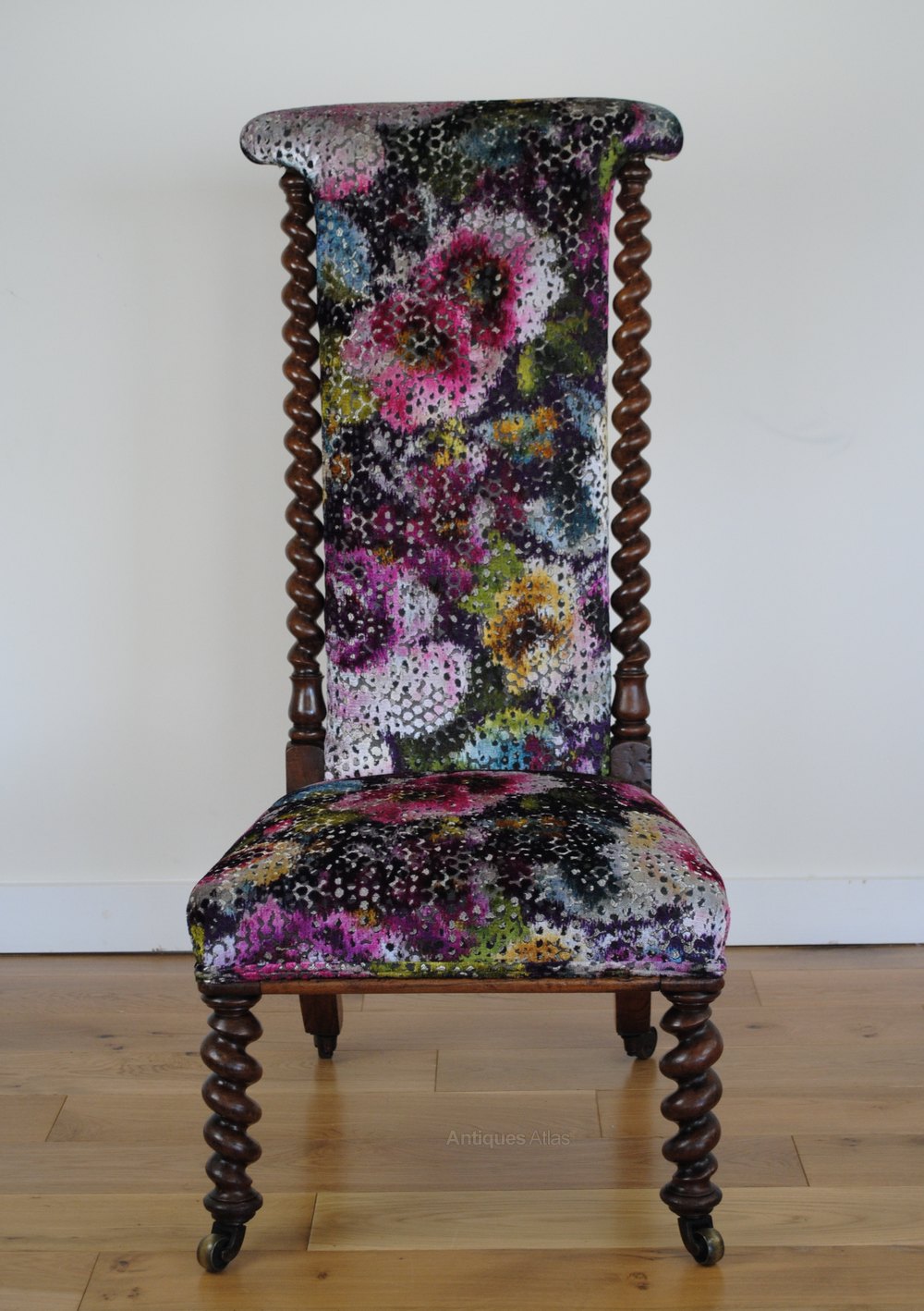 Victorian Walnut Prie Dieu Chair - Antiques Atlas