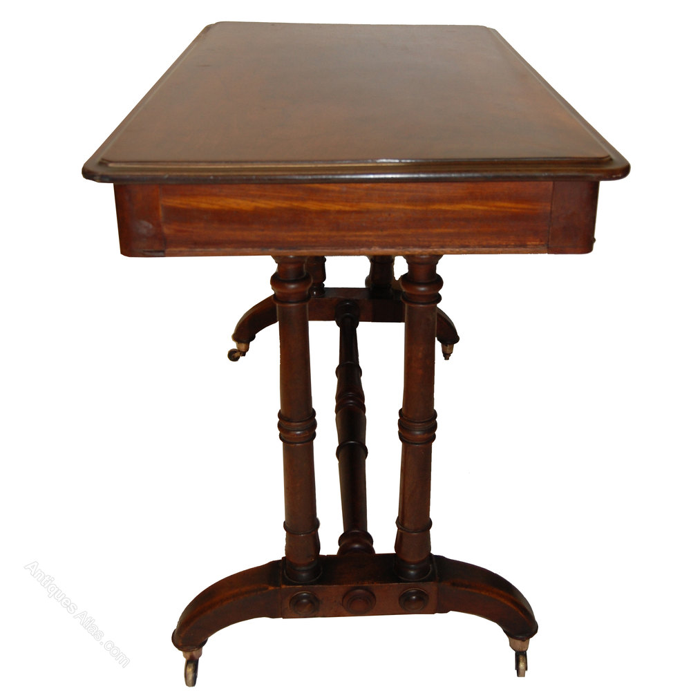 Regency Library Table - Antiques Atlas