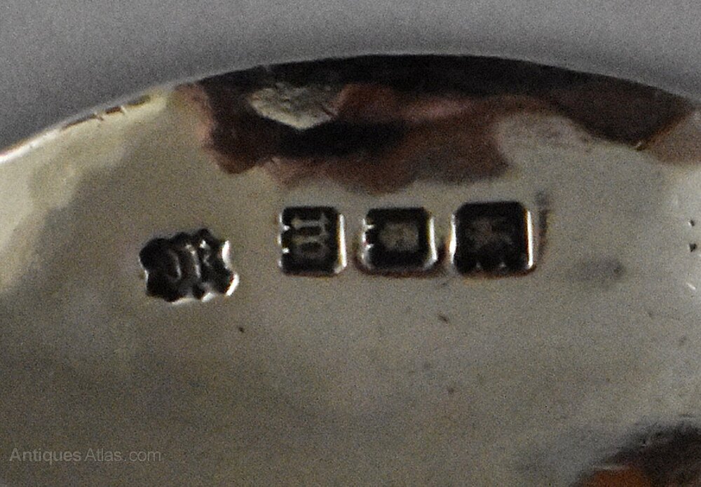 Antiques Atlas - Omar Ramsden Arts & Crafts Silver Preserve Spoon ...
