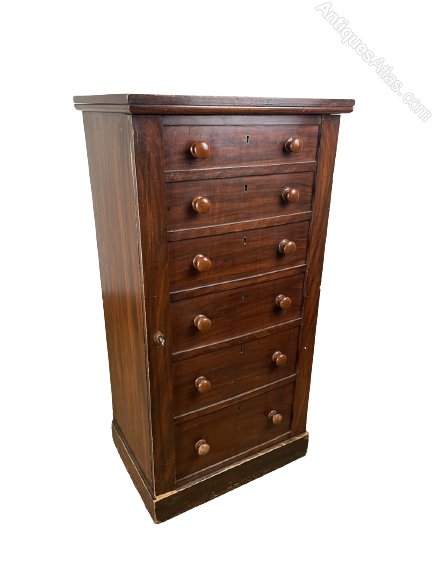 Antique Victorian Wellington Cupboard / Storage - Antiques Atlas