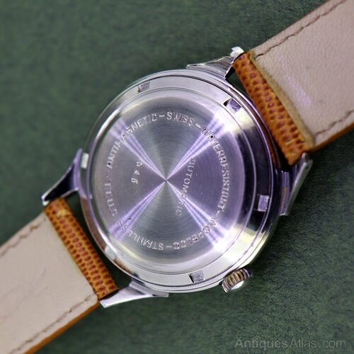 Antiques Atlas - 1950s Baume Automatic Vintage Watch Power Reserve ...