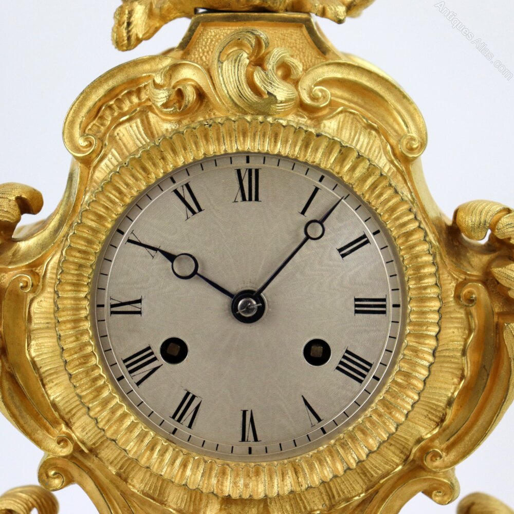 Antiques Atlas - Early 19th Century French Ormolu Clock Levis Paris ...