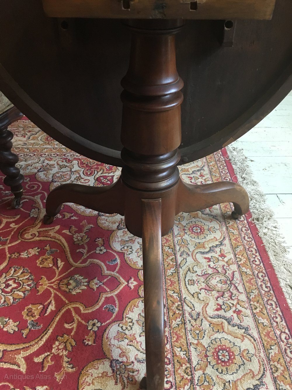 Edwardian Antique Inlaid Tilt Top Table - Antiques Atlas
