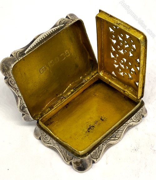 Antiques Atlas - Silver Edward Smith Vinaigrette