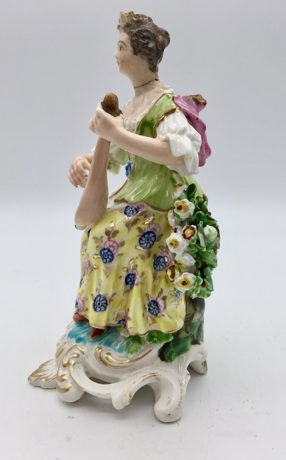 Antiques Atlas - Antique Derby Porcelain Figurine Circa 1760