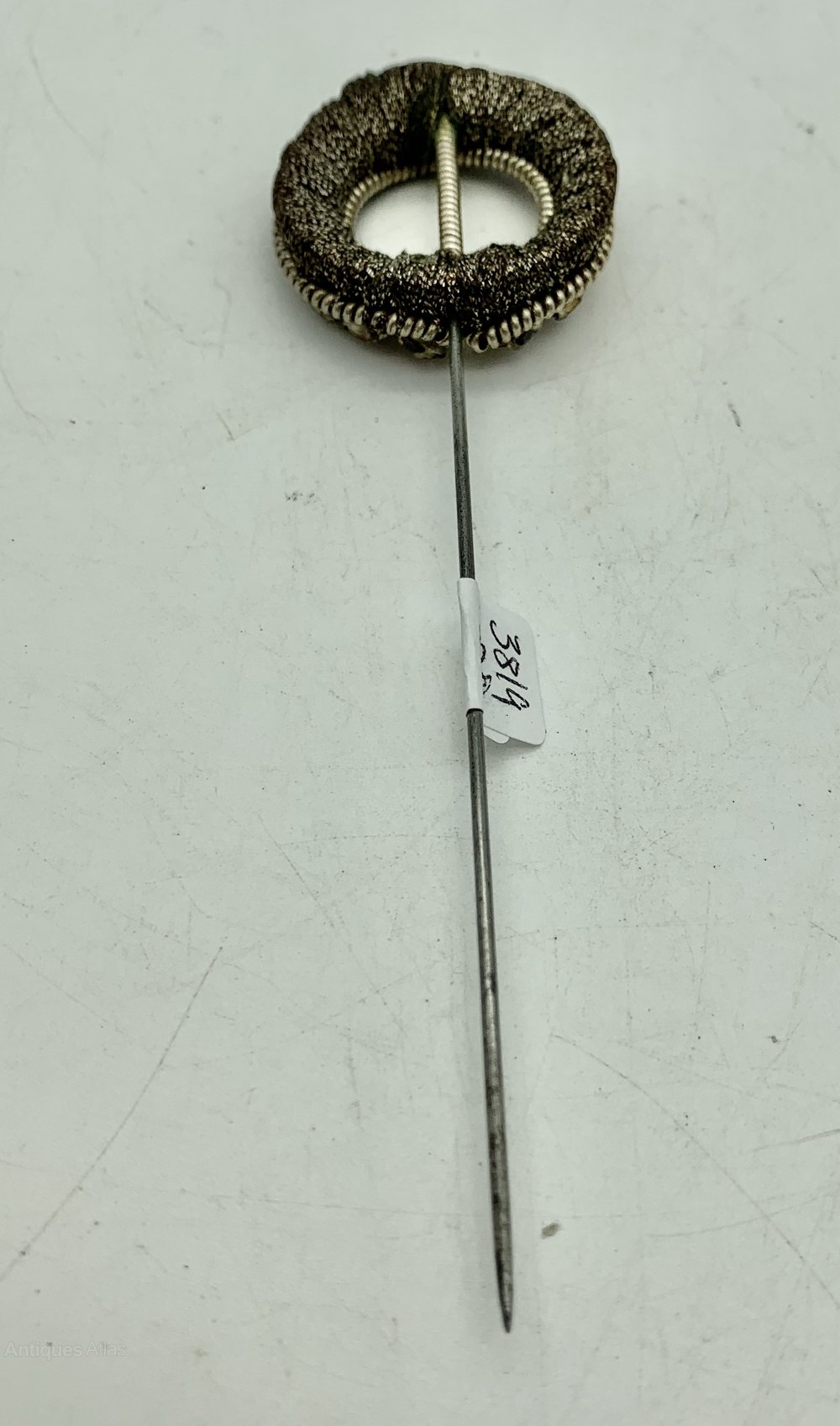 Antiques Atlas - Antique Hat Pin Set With Coloured Stones Circa1900