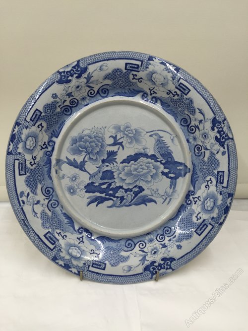 Antiques Atlas - Antique Ironstone Pottery Cheese Platter Circa1820