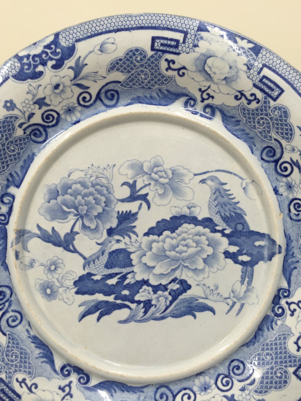 Antiques Atlas - Antique Ironstone Pottery Cheese Platter Circa1820