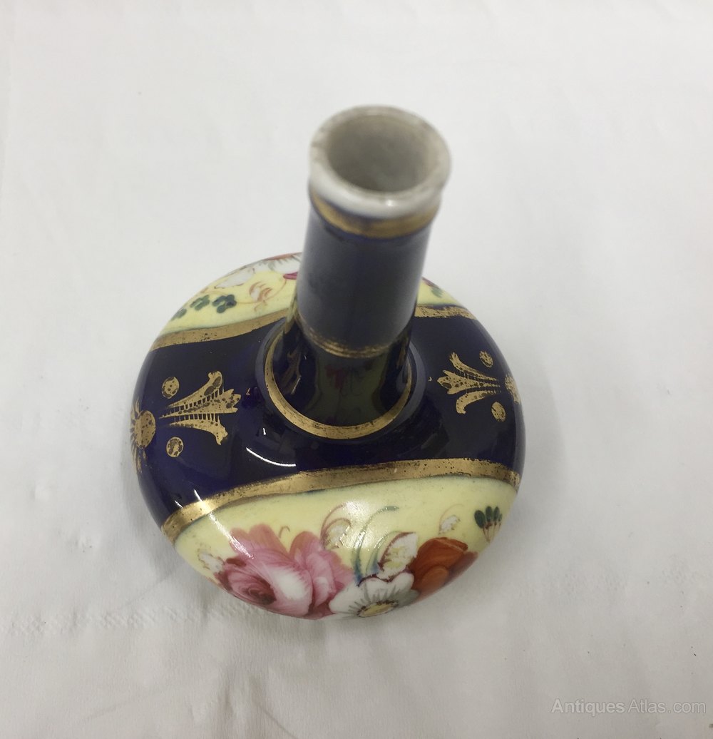 Antiques Atlas - Antique Miniature Derby Porcelain Vase Circa 1820