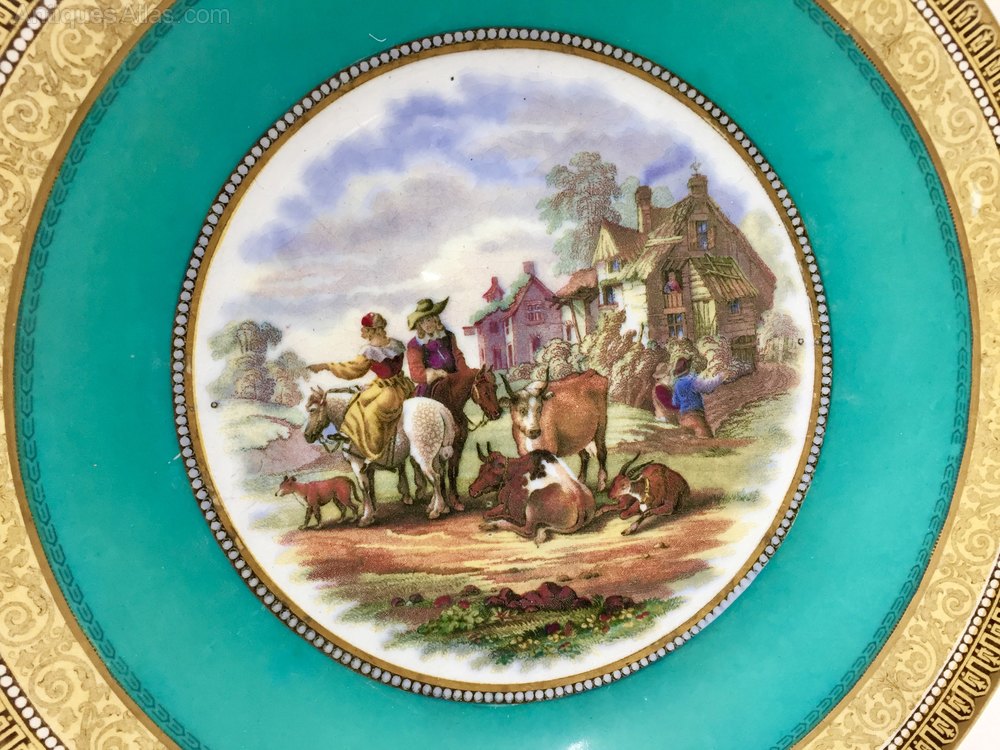 Antiques Atlas - Antique Prattware Pottery Plate