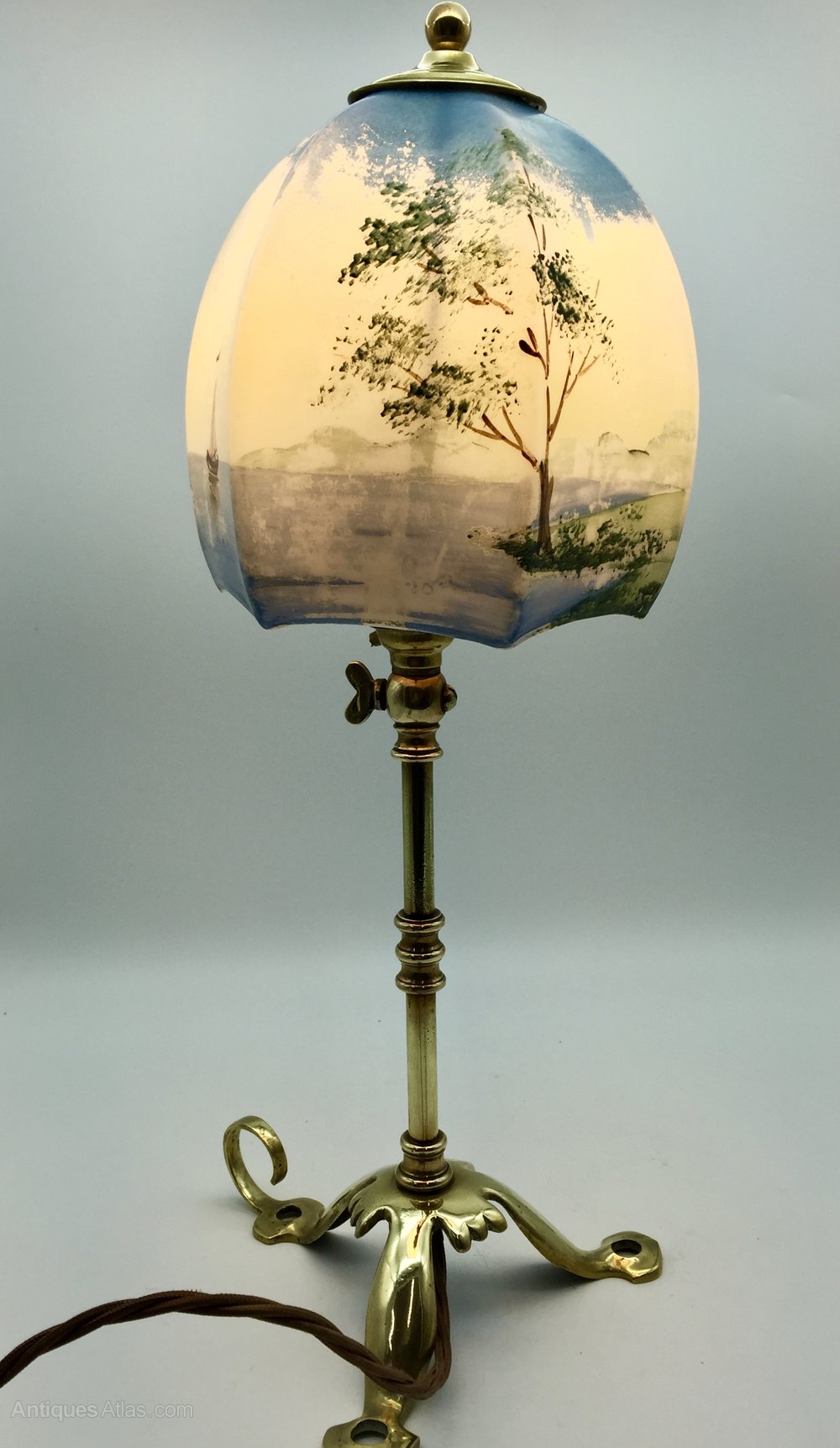 Antiques Atlas - Antique Pullman Train Table Lamp Circa 1910