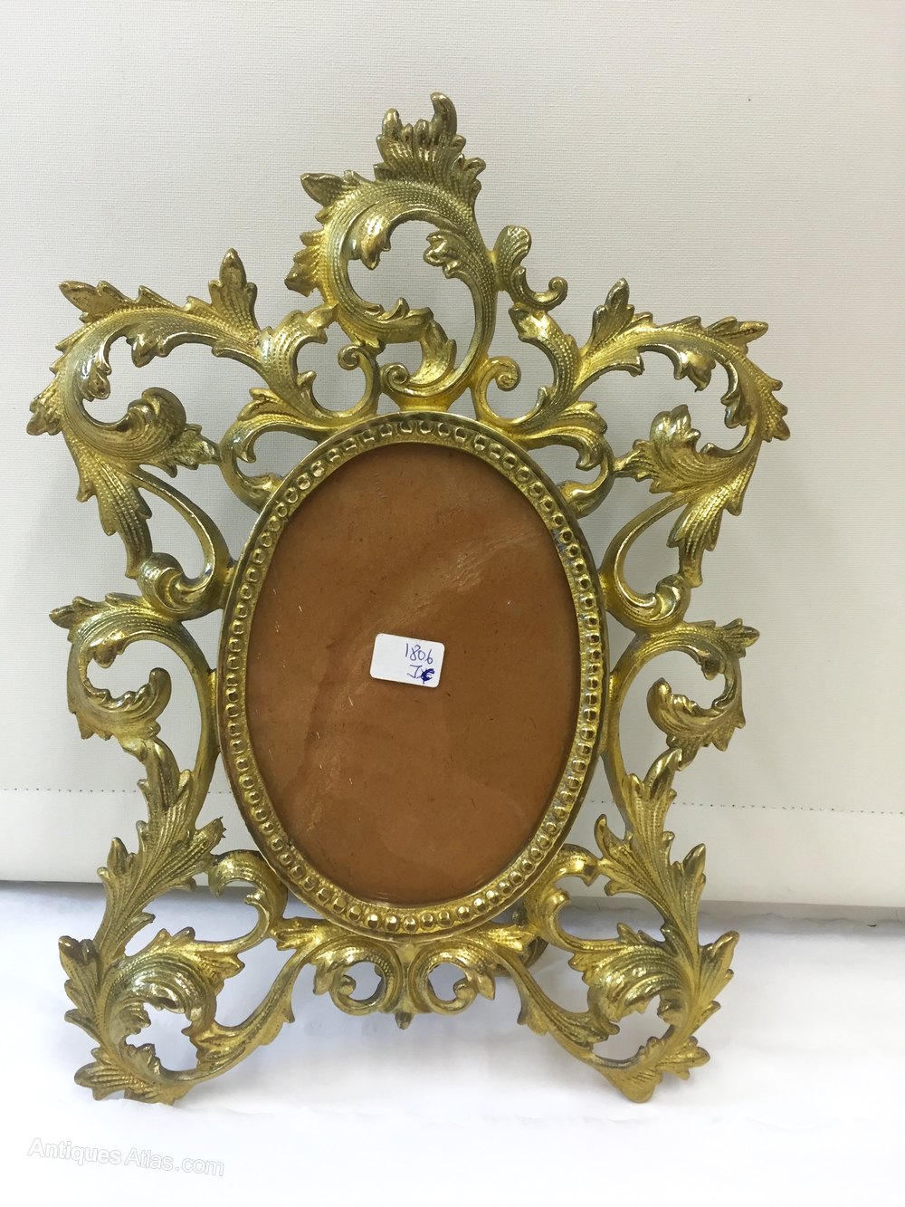 Antiques Atlas - Antique Rococo Brass Picture Frame Circa 1880
